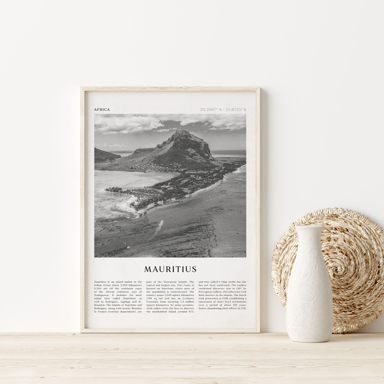 Mauritius Art Print Mauritius Poster Mauritius Photo | Etsy