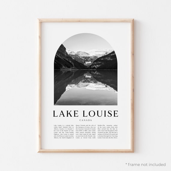 Lake Louise Art Print Lake Louise Poster Lake Louise Photo - Etsy