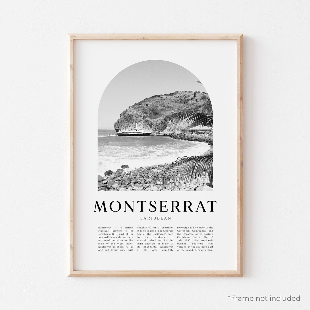 Montserrat Art Print, Montserrat Poster, Montserrat Photo, Montserrat ...