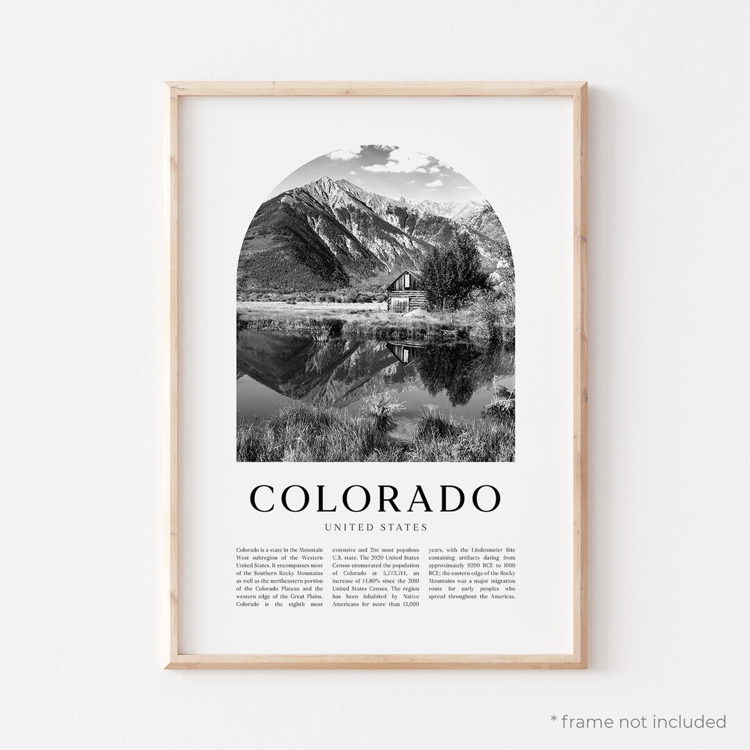 Colorado Art Print, Colorado Poster, Colorado Photo, Colorado Wall Art ...