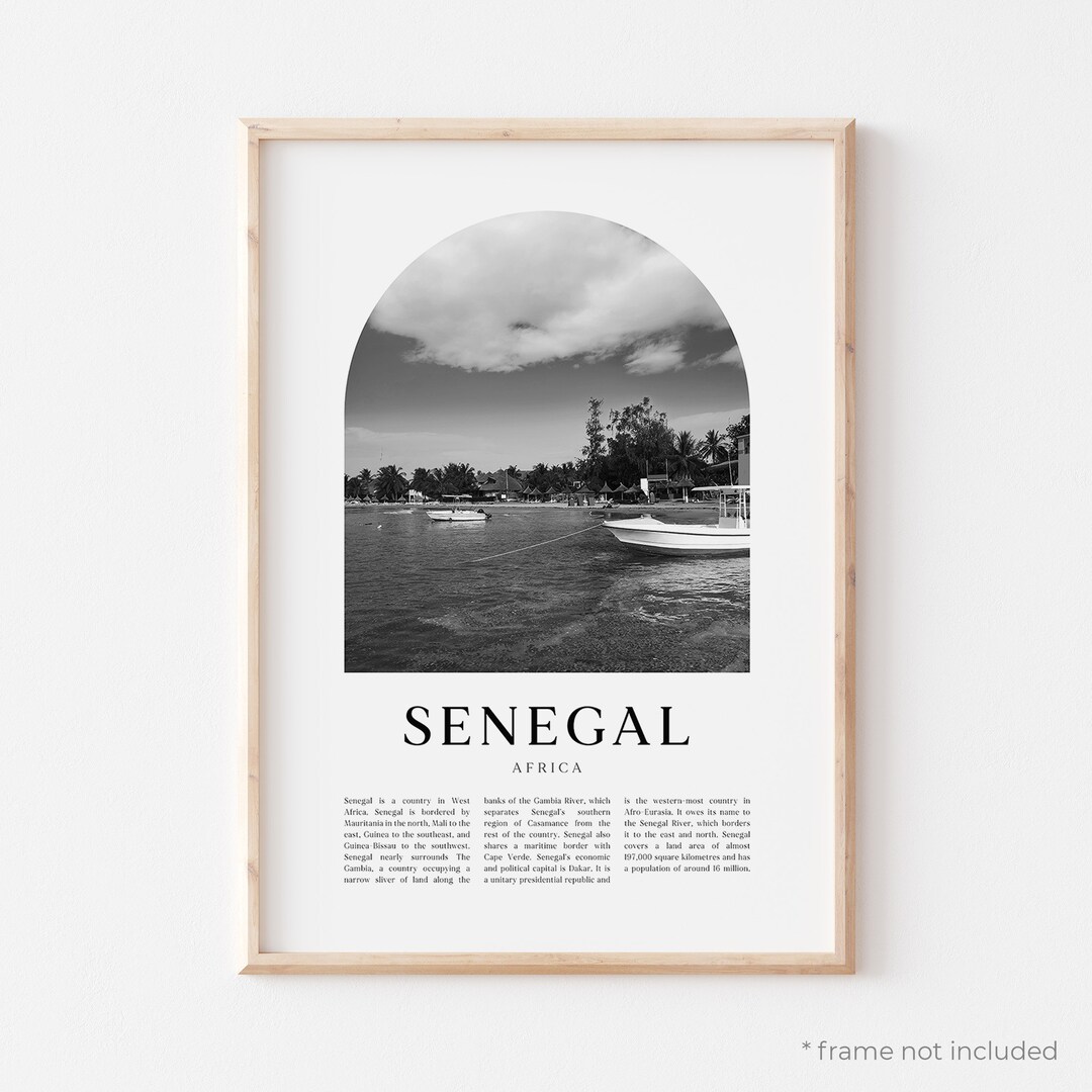 Senegal Art Print, Senegal Poster, Senegal Photo, Senegal Wall Art ...