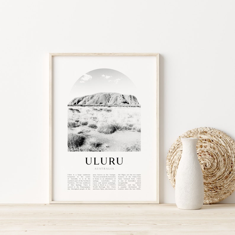 Uluru Art Print Uluru Poster Uluru Photo Uluru Wall Art - Etsy