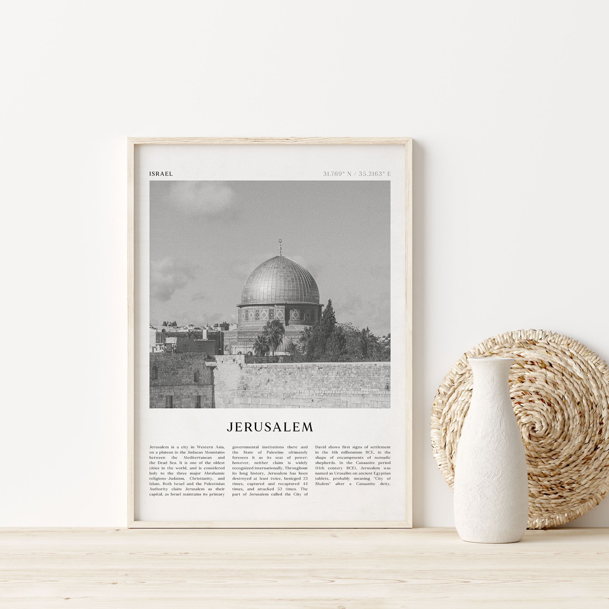 Jerusalem Art Print Jerusalemposter Jerusalem Photo - Etsy