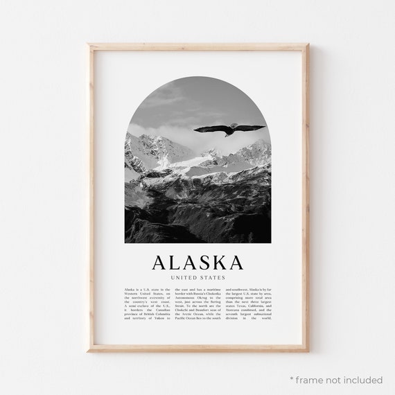 Alaska Art Print Alaska Poster Alaska Photo Alaska Wall | Etsy