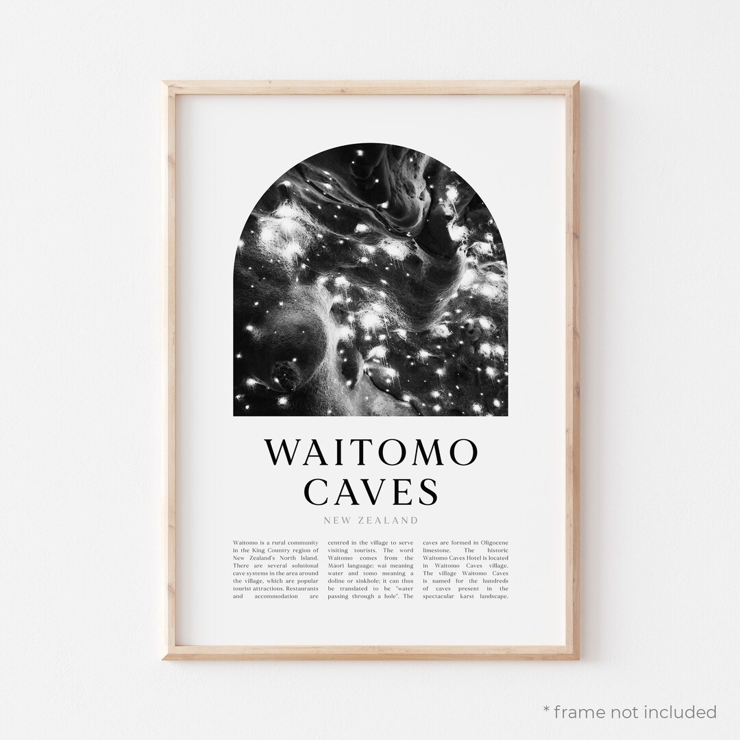Waitomo Caves Art Print Waitomo Caves Poster Waitomo Caves - Etsy