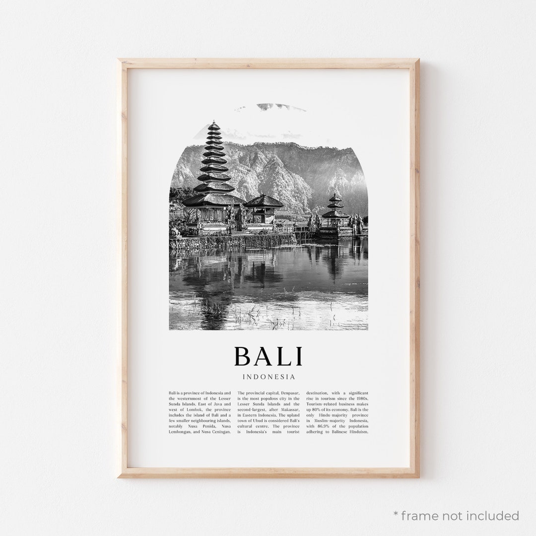 Bali Art Print, Bali Poster, Bali Photo, Bali Wall Art, Bali Black and ...