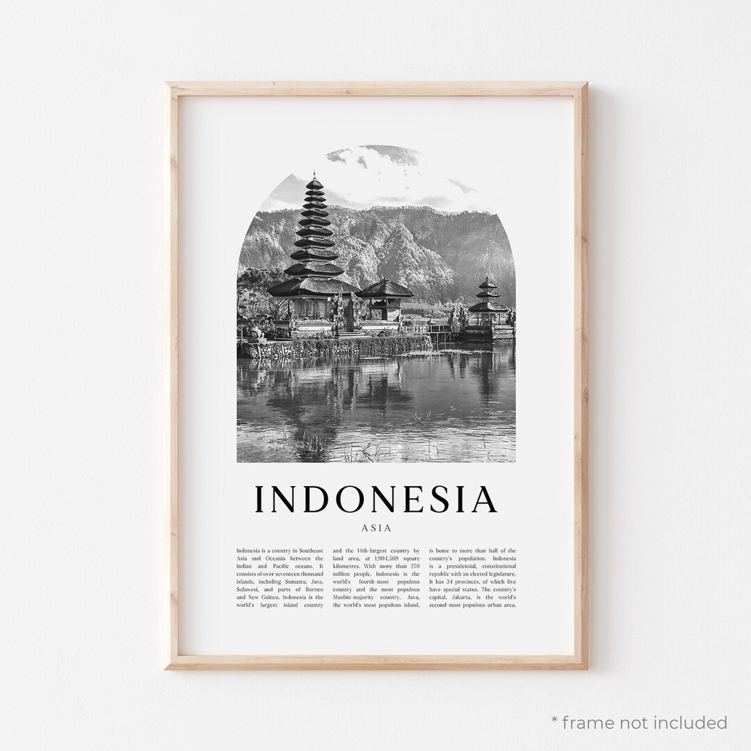 Indonesia Art Print, Indonesia Poster, Indonesia Photo, Indonesia Wall ...