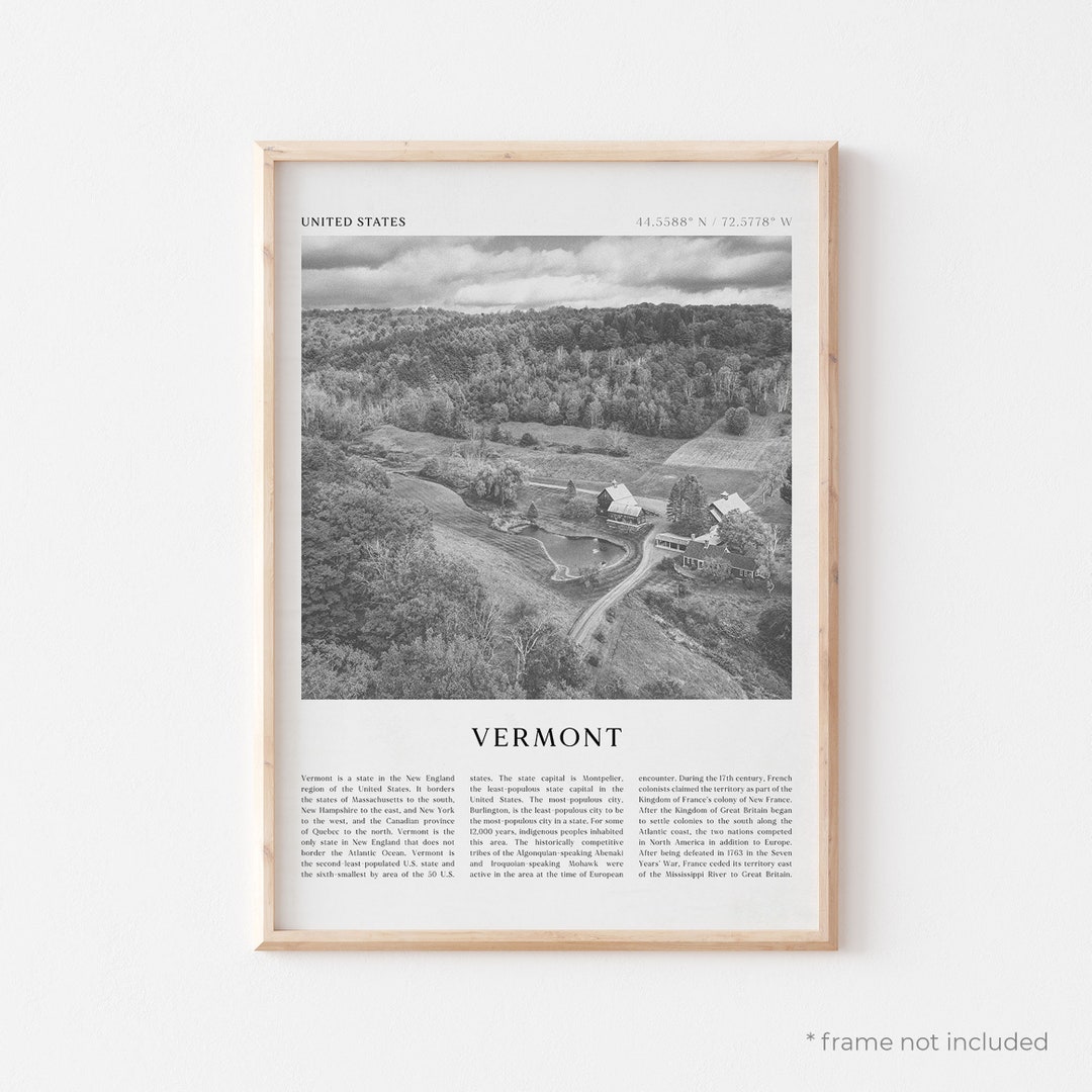 Vermont Art Print, Vermont Poster, Vermont Photo, Vermont Wall Art ...
