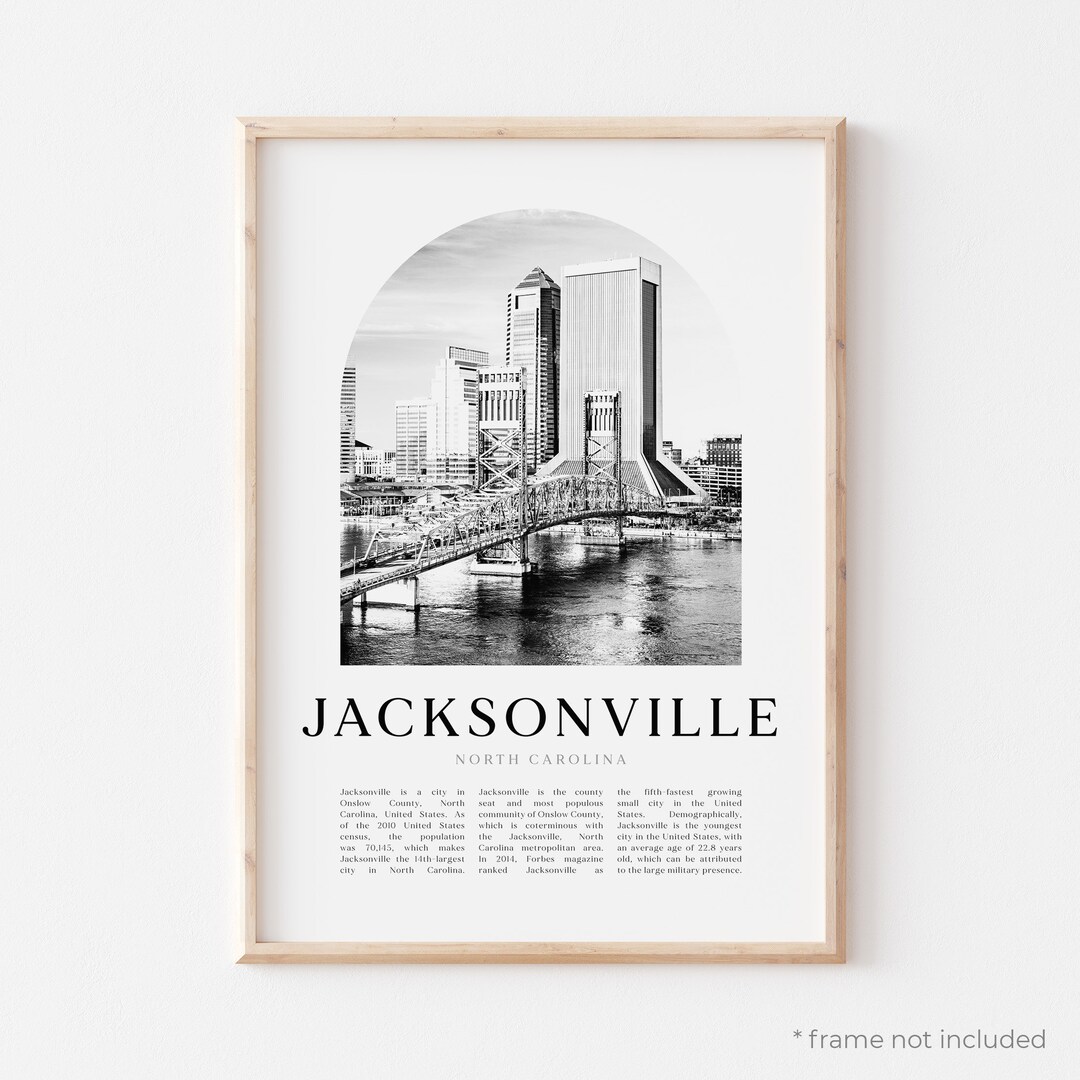 Jacksonville Art Print, Jacksonville Poster, Jacksonville Photo ...
