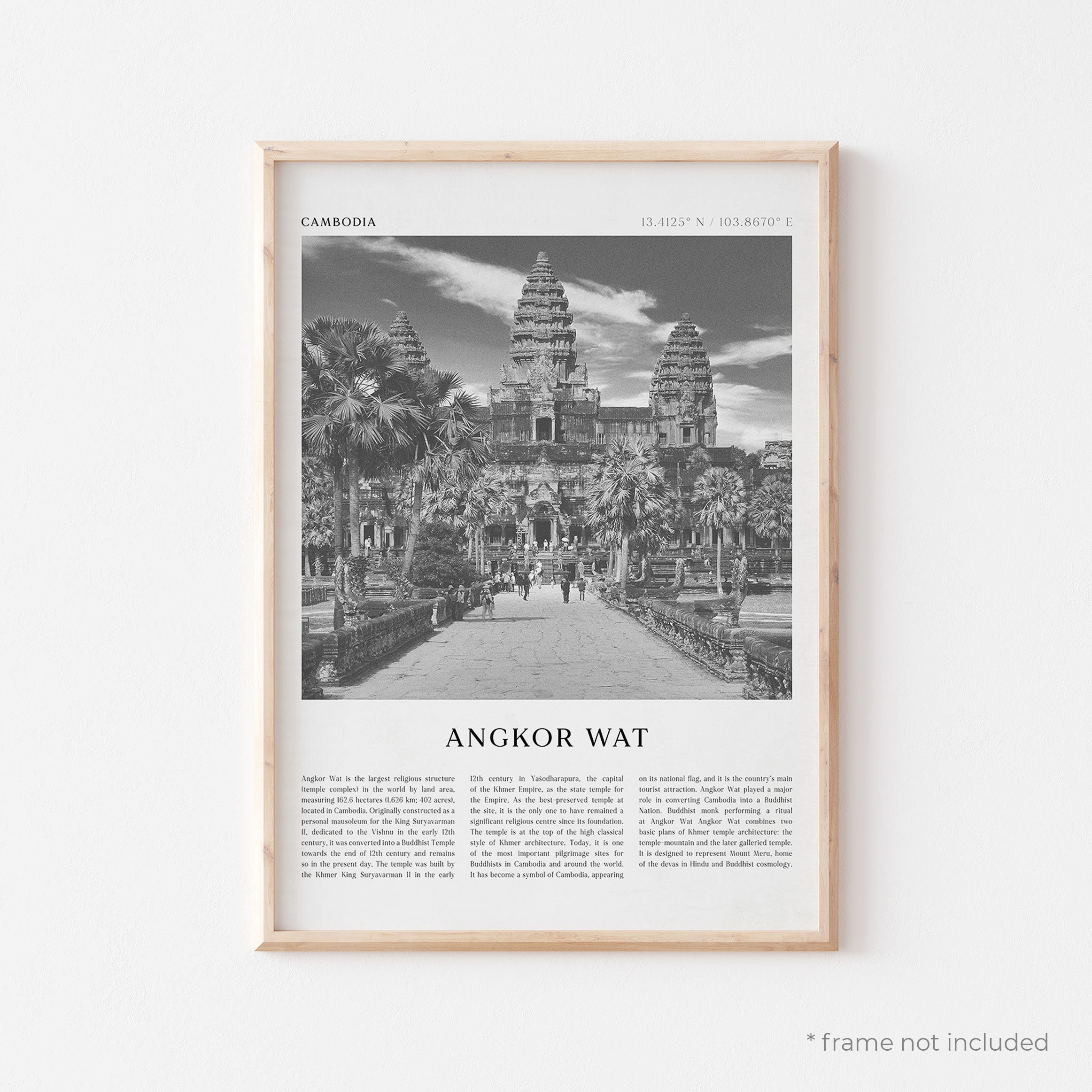 Angkor Wat Art Print Angkor Wat Poster Angkor Wat Photo - Etsy
