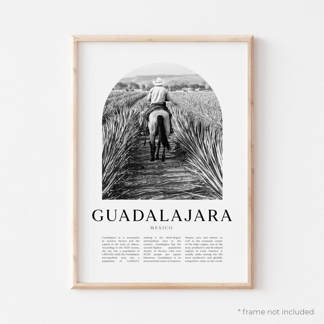 Guadalajara Art Print, Guadalajara Poster, Guadalajara Photo ...