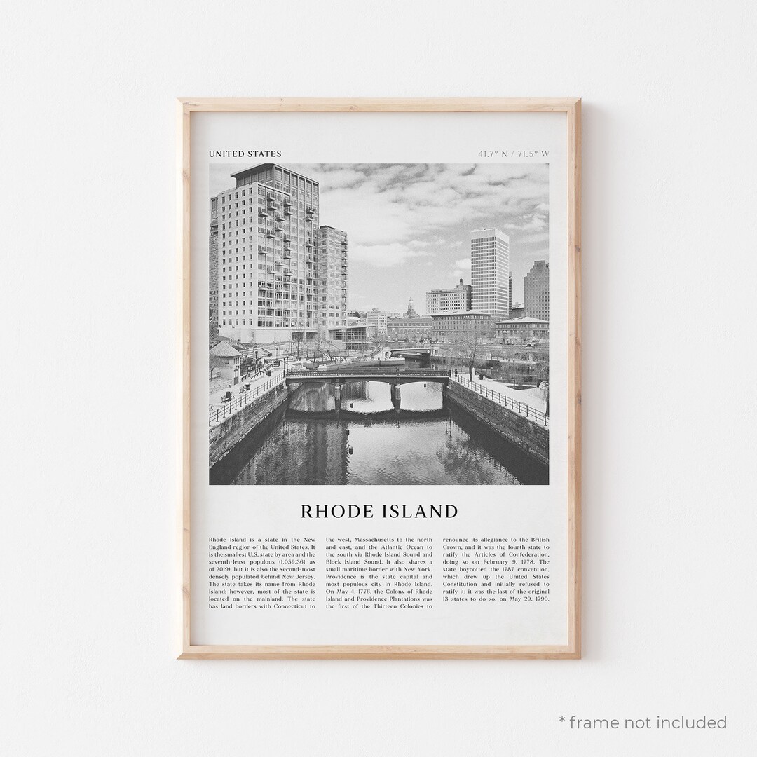 Rhode Island Art Print, Rhode Island Poster, Rhode Island Photo, United ...