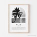 Goa Art Print Goa Poster Goa Photo Goa Wall Art Goa Black - Etsy