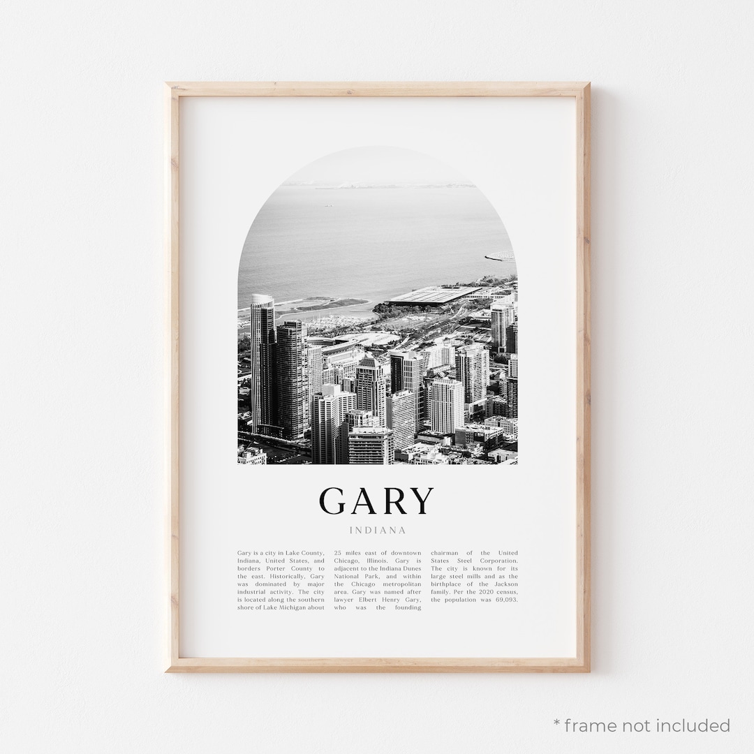 Gary Art Print, Gary Poster, Gary Photo, Gary Wall Art, Gary Black and ...