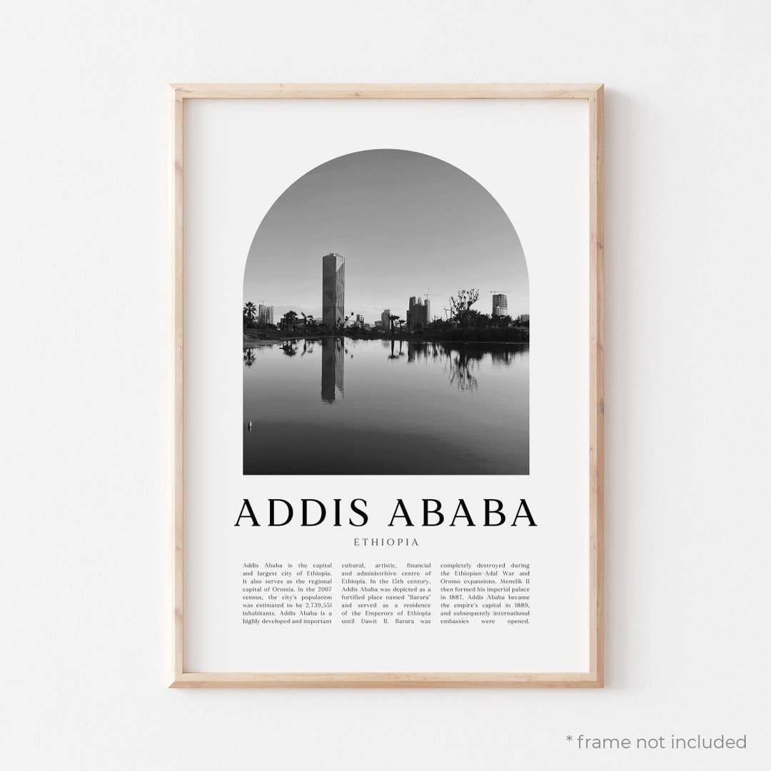 Addis Ababa Art Print, Addis Ababa Poster, Addis Ababa Photo, Addis ...