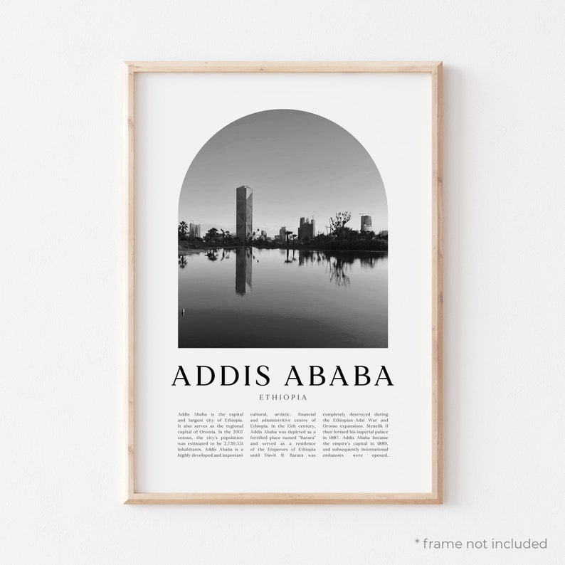 Addis Ababa Art Print Addis Ababa Poster Addis Ababa Photo - Etsy