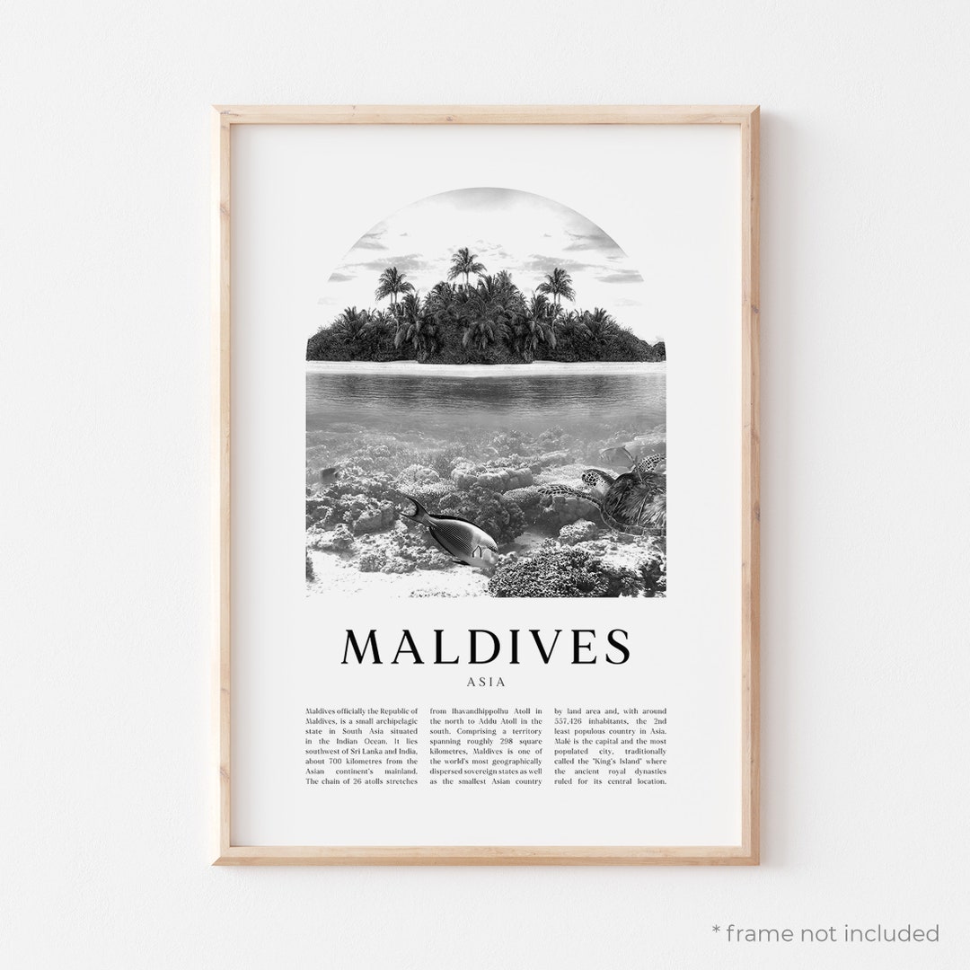 Maldives Art Print, Maldives Poster, Maldives Photo, Maldives Wall Art ...
