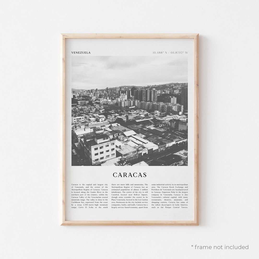 Caracas Art Print Caracas Poster Caracas Photo Caracas Wall - Etsy France