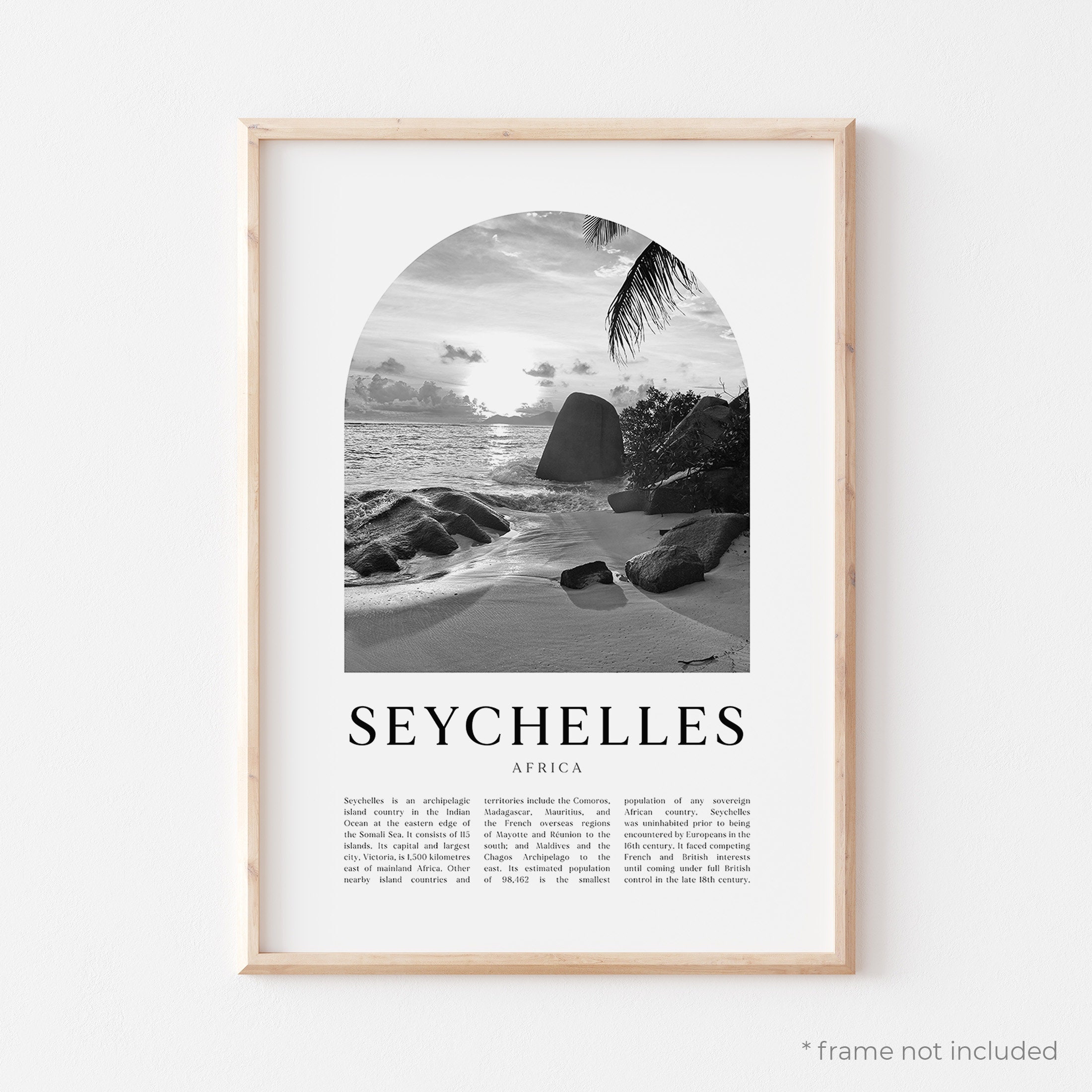 Seychelles Art Print Seychelles Poster Seychelles Photo | Etsy