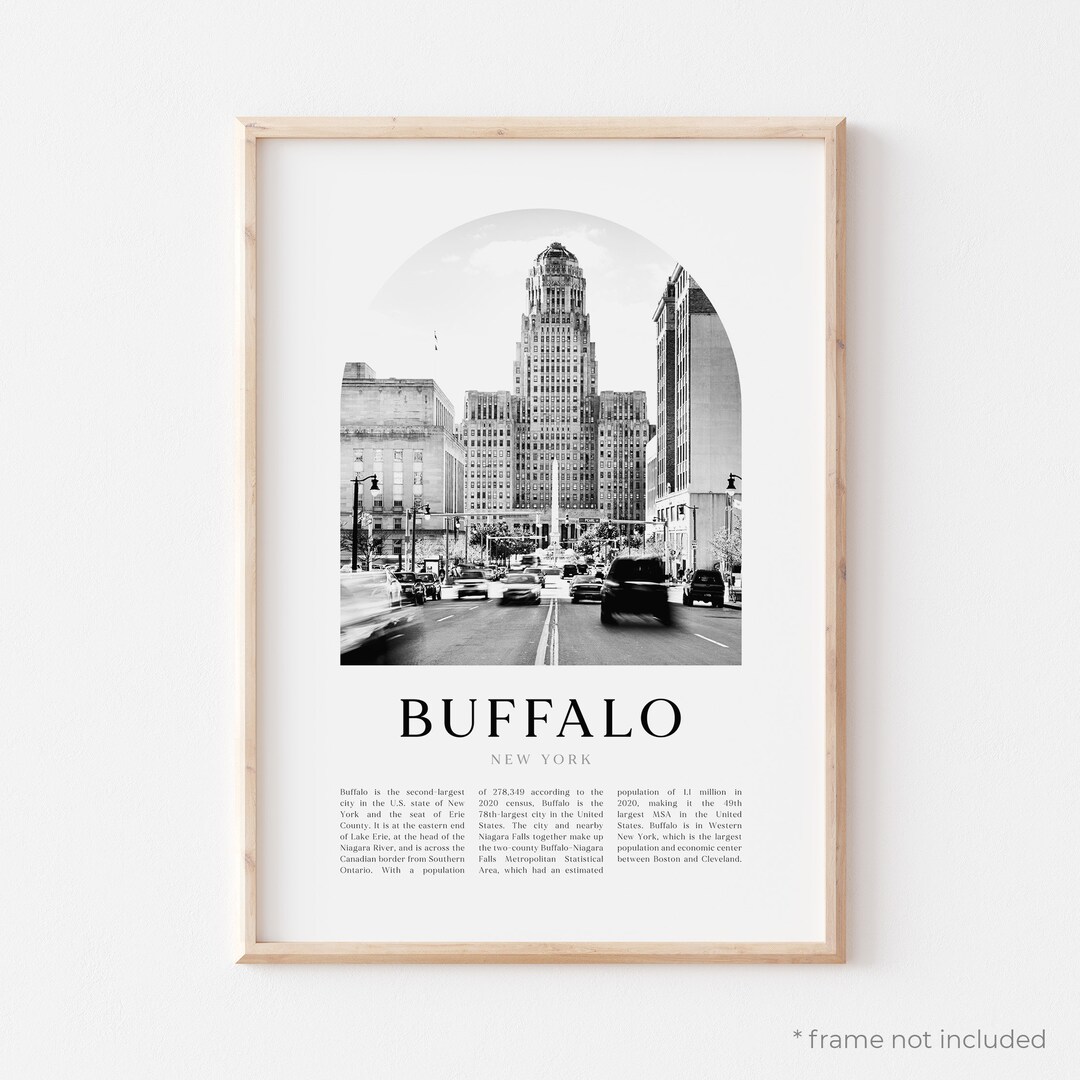 Buffalo Art Print, Buffalo Poster, Buffalo Photo, Buffalo Wall Art ...