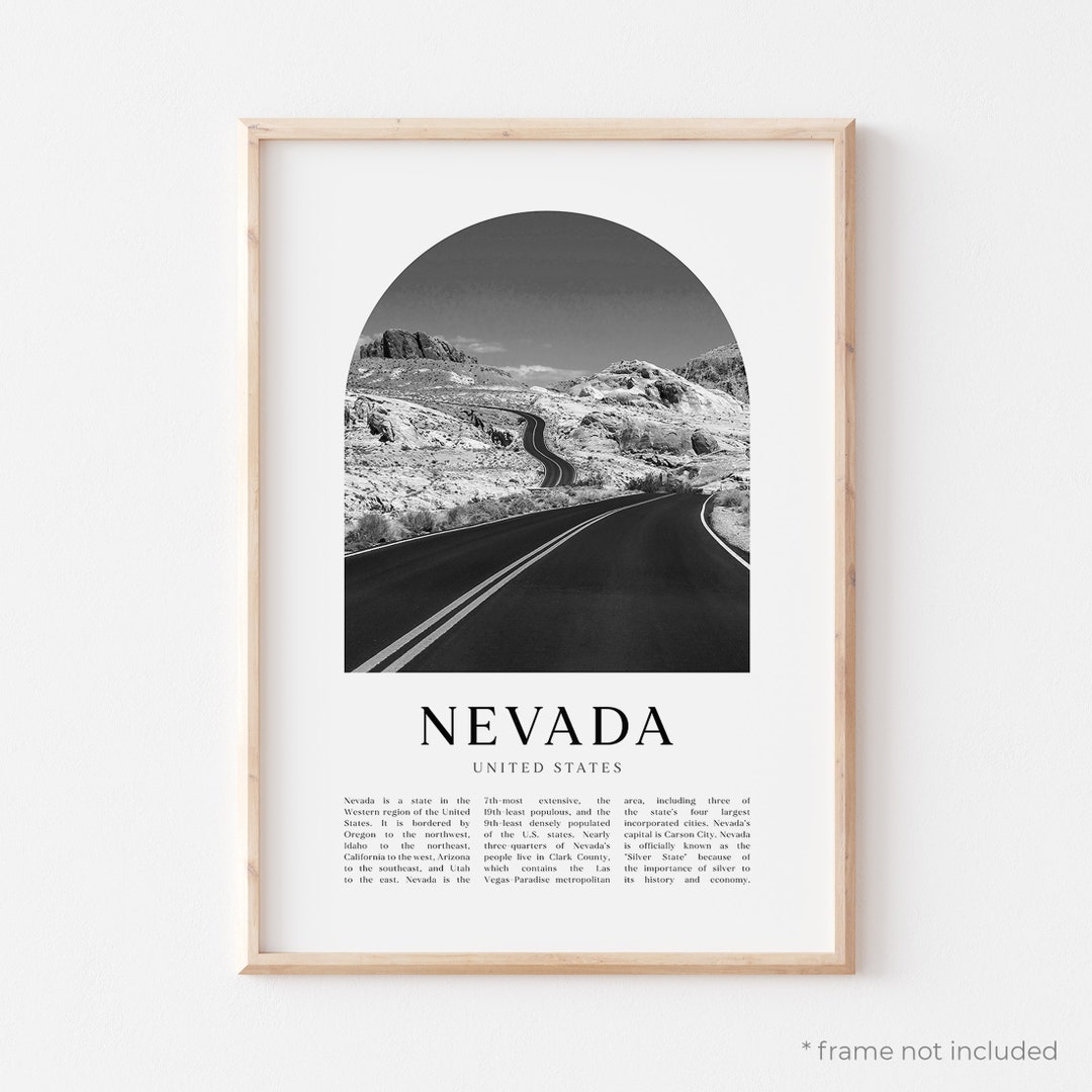 Nevada Art Print, Nevada Poster, Nevada Photo, Nevada Wall Art, Nevada ...