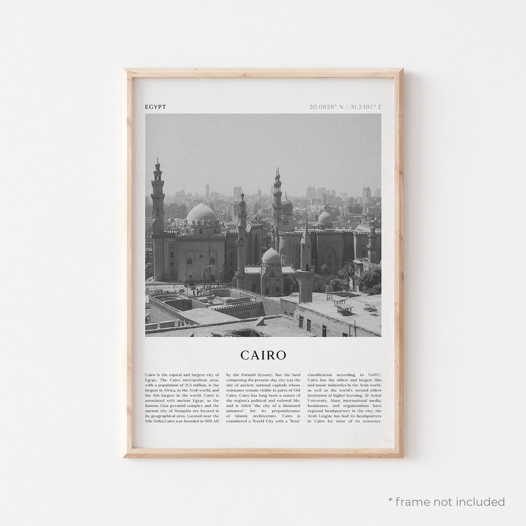 Cairo Art Print, Cairo Poster, Cairo Photo, Cairo Wall Art, Egypt ...