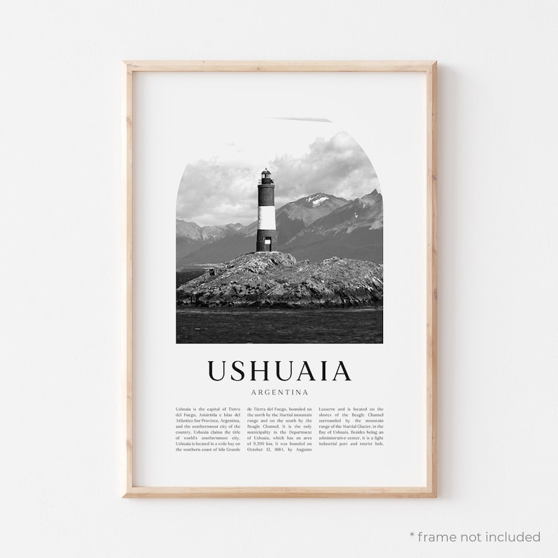 Ushuaia Art Print Ushuaia Poster Ushuaia Photo Ushuaia Wall - Etsy
