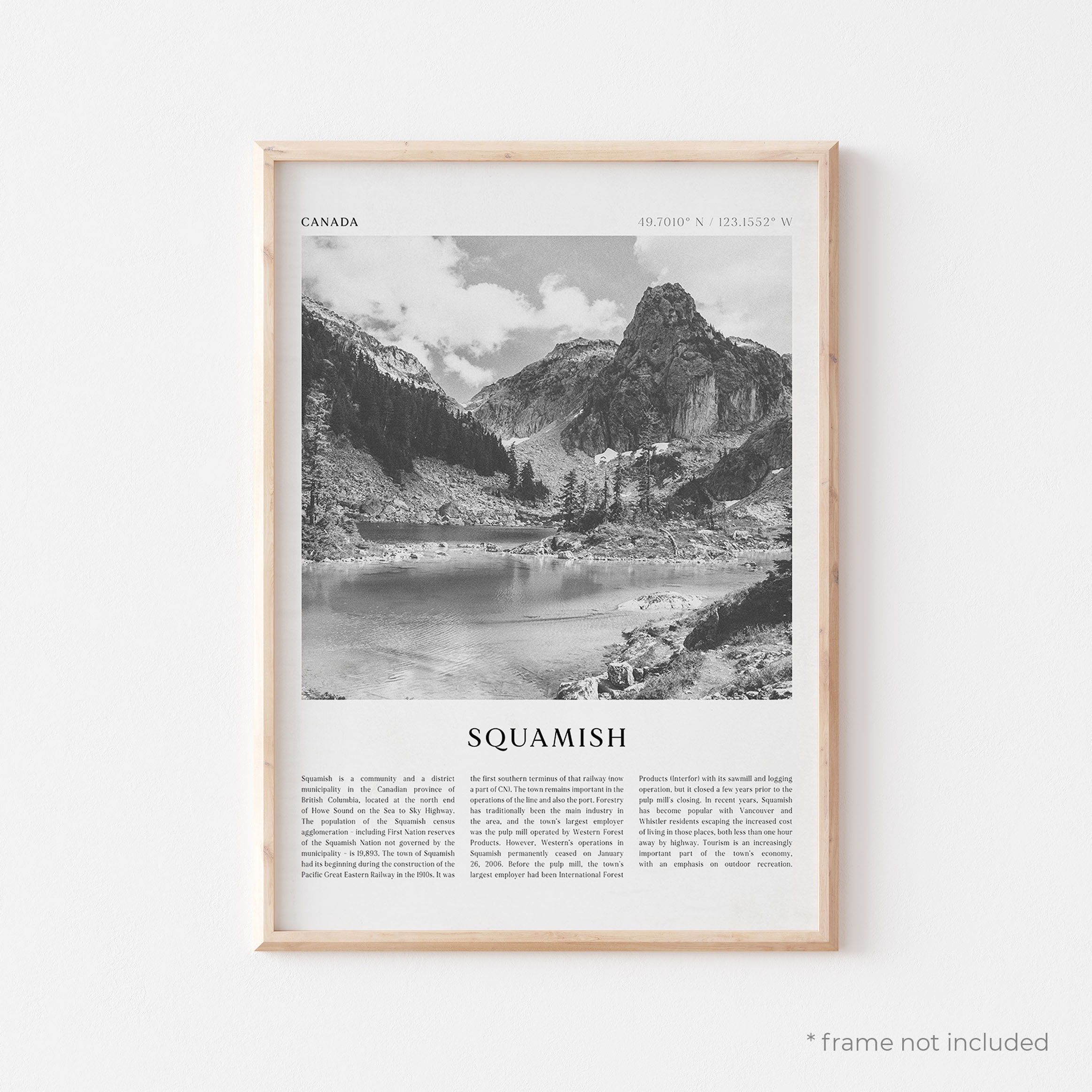 Squamish Art Print Squamish Poster Squamish Photo Squamish - Etsy