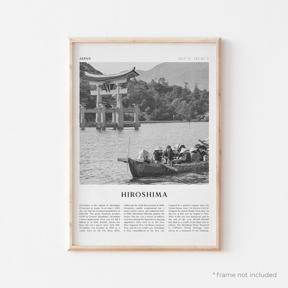 Hiroshima Art Print Hiroshima Poster Hiroshima Photo | Etsy