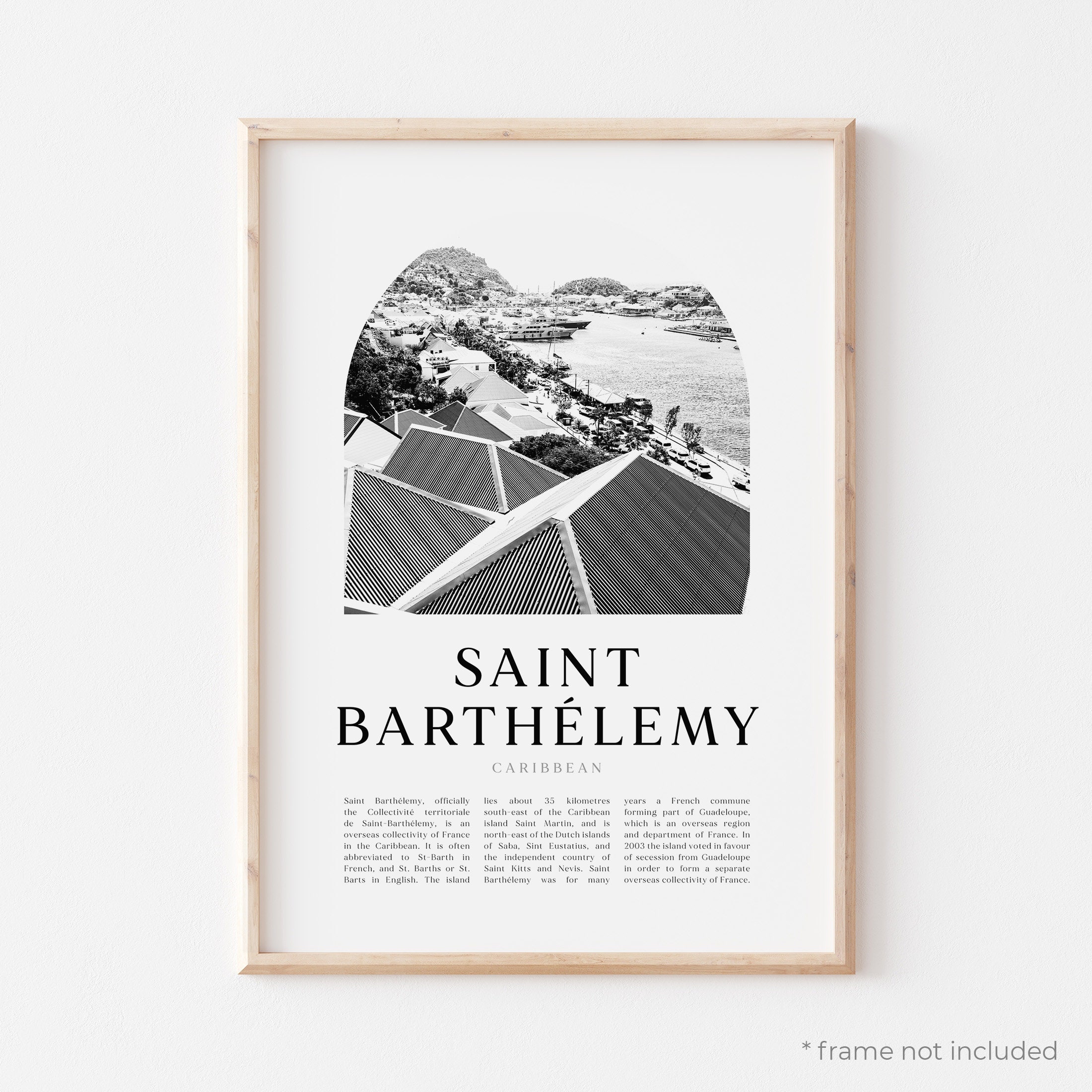 Saint Barthélemy Art Print Saint Barthélemy Poster Saint - Etsy