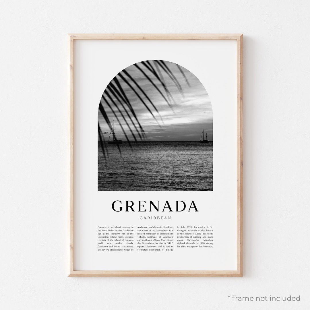 Grenada Art Print, Grenada Poster, Grenada Photo, Grenada Wall Art ...