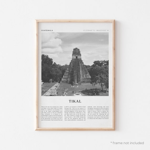 Tikal Art Print Tikal Poster Tikal Photo Tikal Wall Art - Etsy