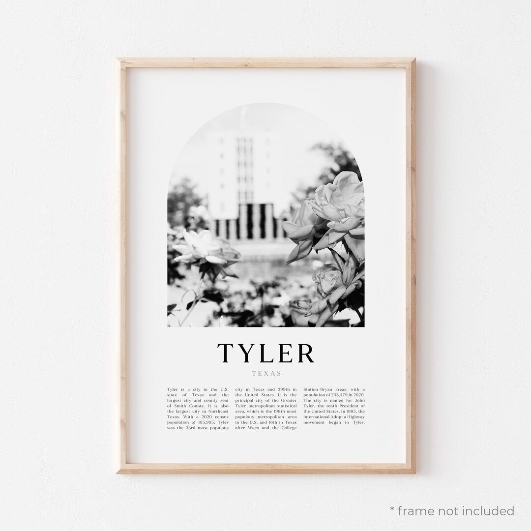 Tyler Art Print, Tyler Poster, Tyler Photo, Tyler Wall Art, Tyler Black ...