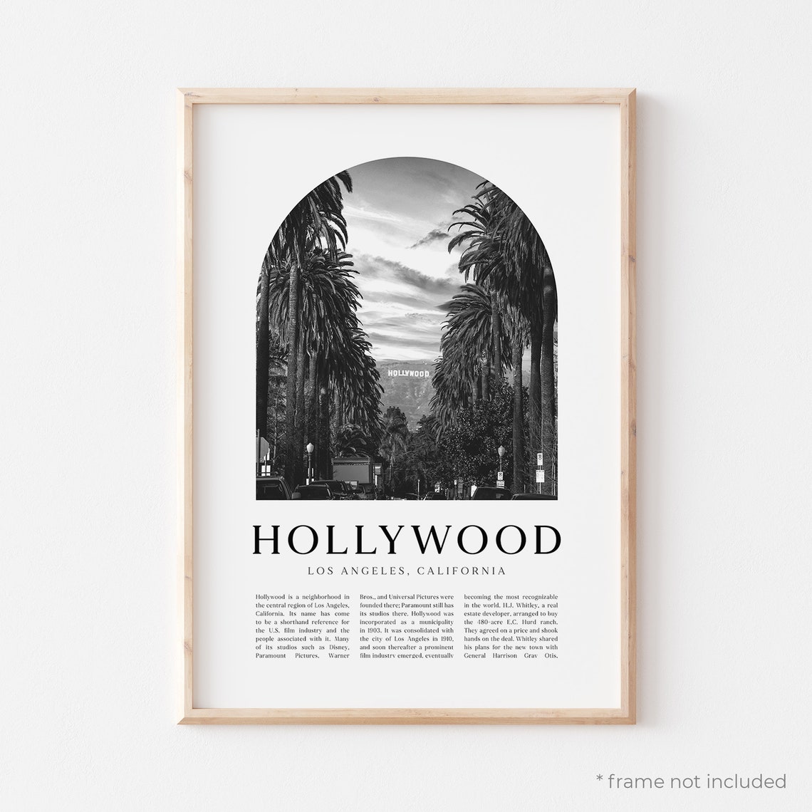 Hollywood Art Print Hollywood Poster Hollywood Photo - Etsy