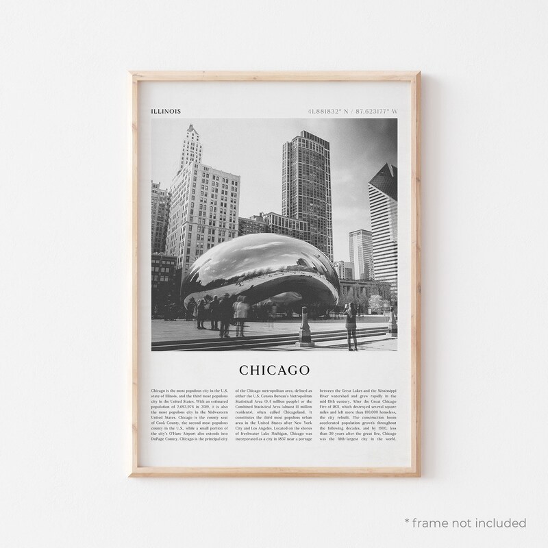 Chicago Poster - Etsy