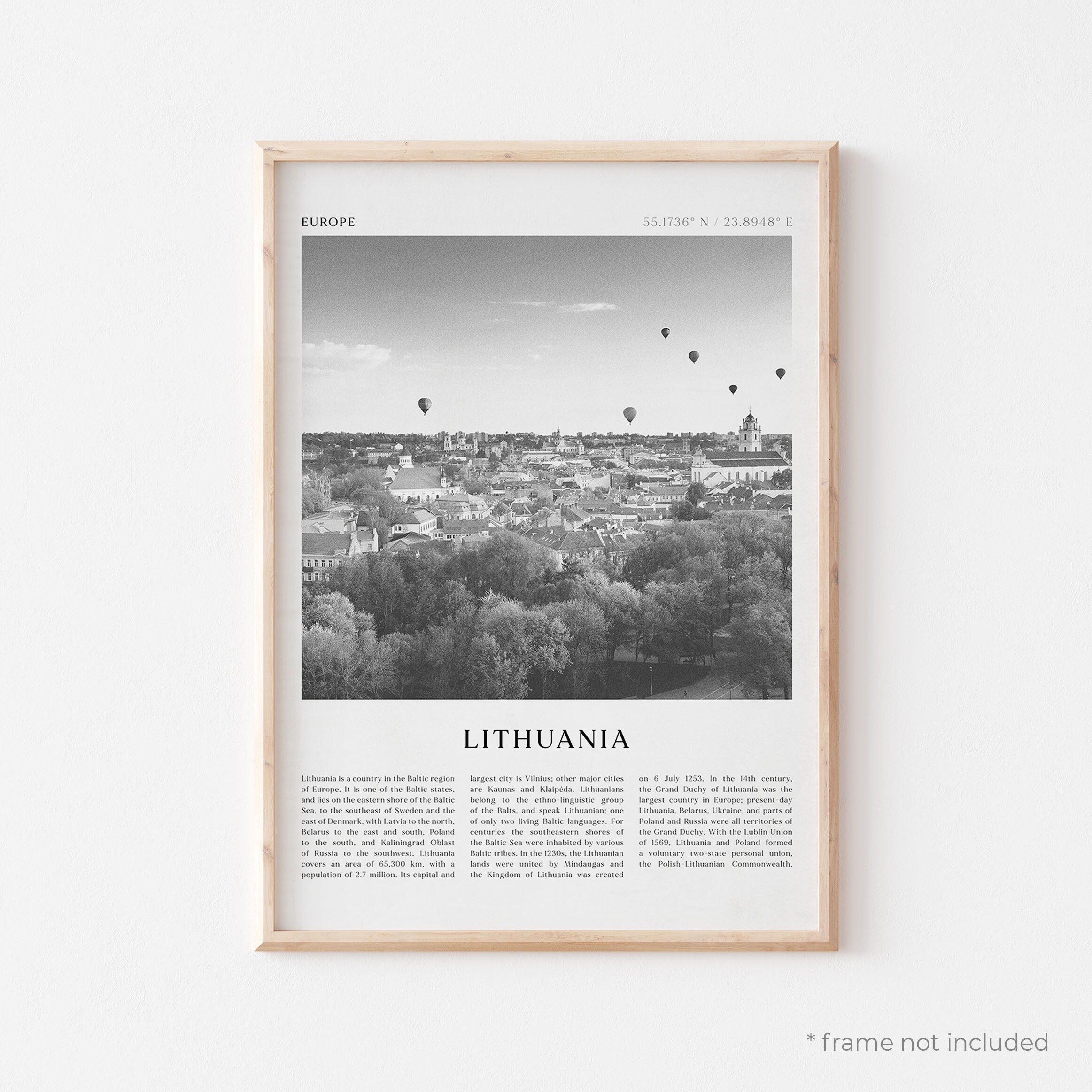 Lithuania Art Print Lithuania Poster Lithuania Photo - Etsy