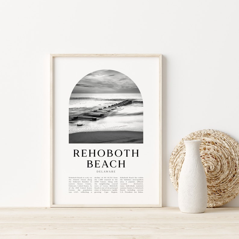 Rehoboth Beach Art Print Rehoboth Beach Poster Rehoboth - Etsy