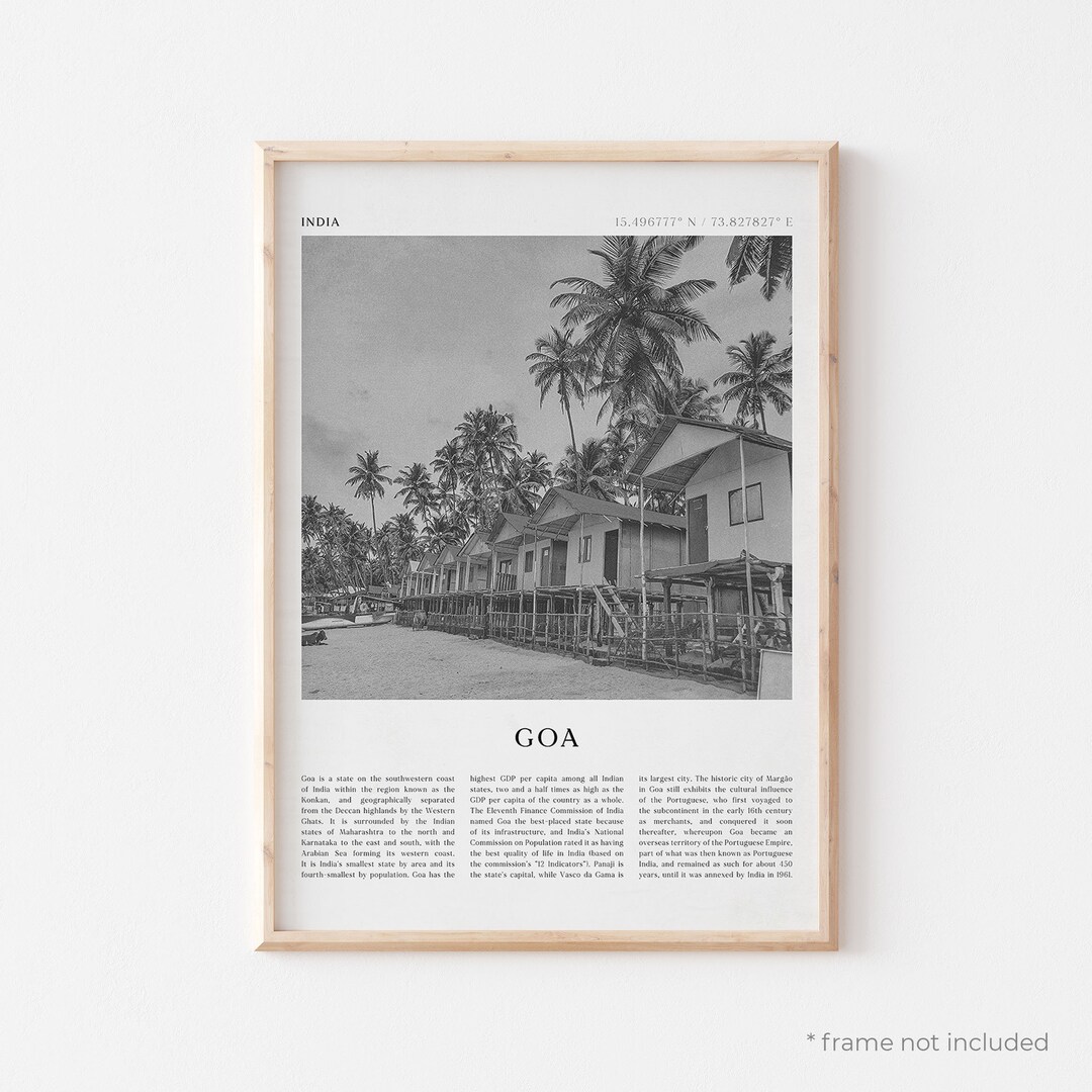 Goa Art Print, Goa Poster, Goa Photo, Goa Wall Art, India, Travel Print ...