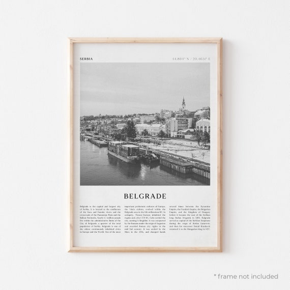 Belgrade Art Print Belgrade Poster Belgrade Photo Belgrade | Etsy