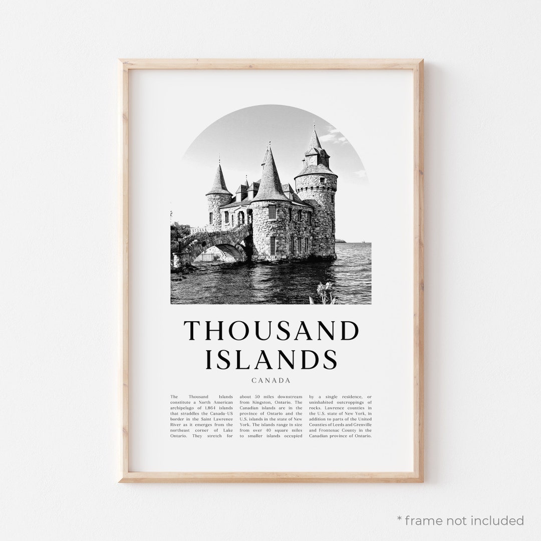 Thousand Islands Art Print, Thousand Islands Poster, Thousand Islands ...