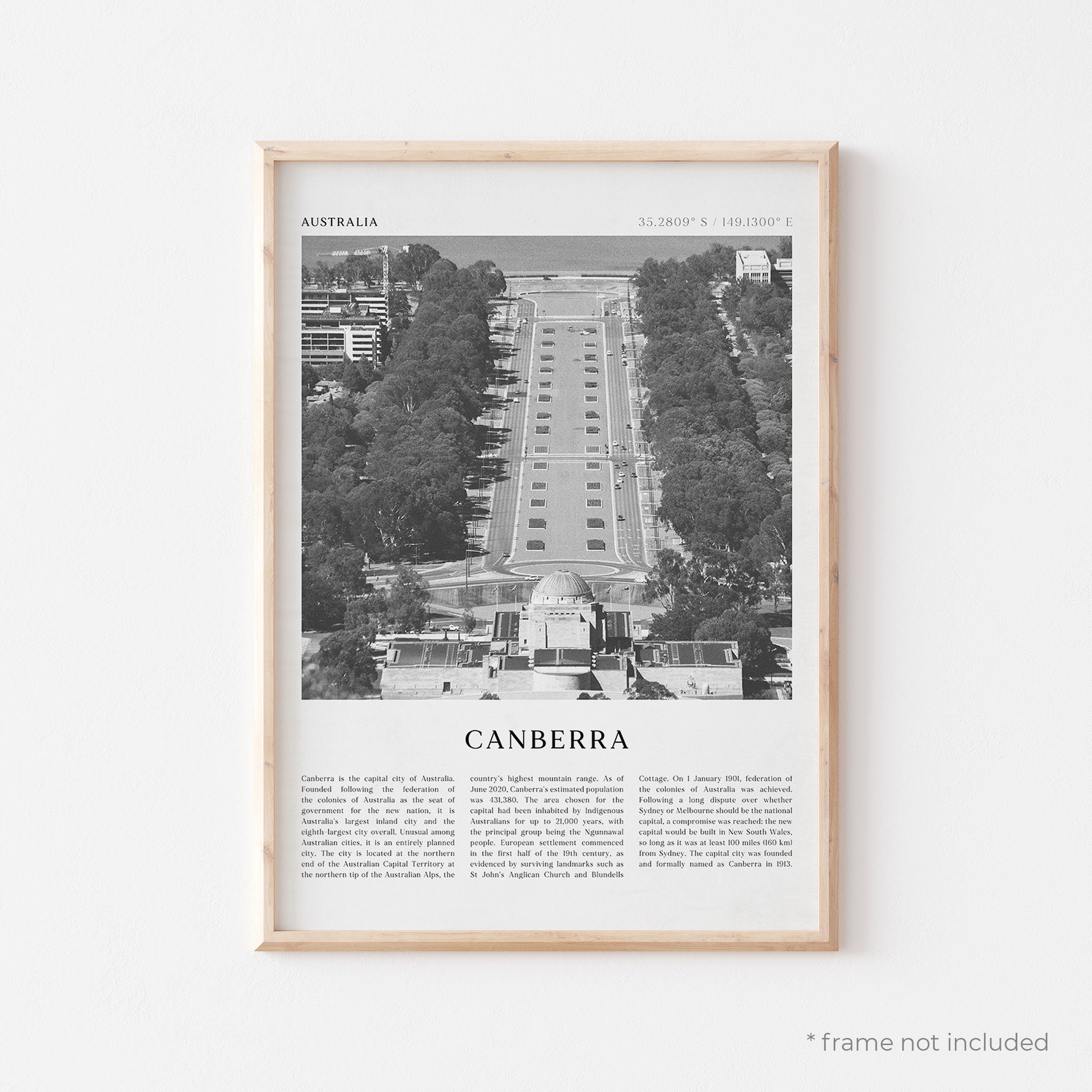 Canberra Art Print Canberra Poster Canberra Photo Canberra | Etsy