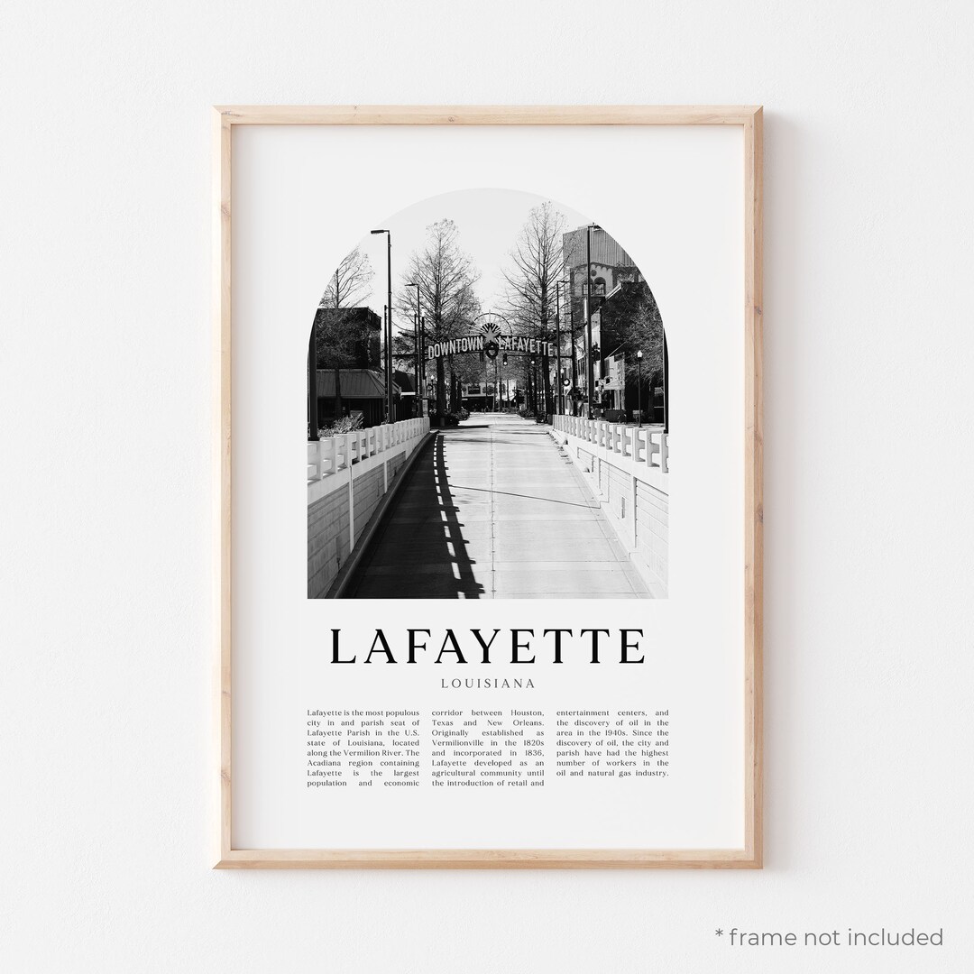 Lafayette Art Print, Lafayette Poster, Lafayette Photo, Lafayette Wall ...