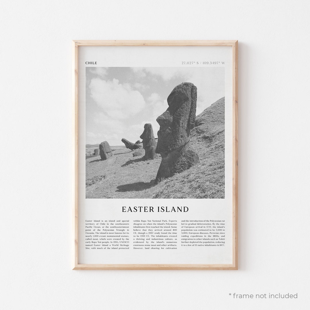Easter Island Art Print, Easter Island Poster, Easter Island Photo ...