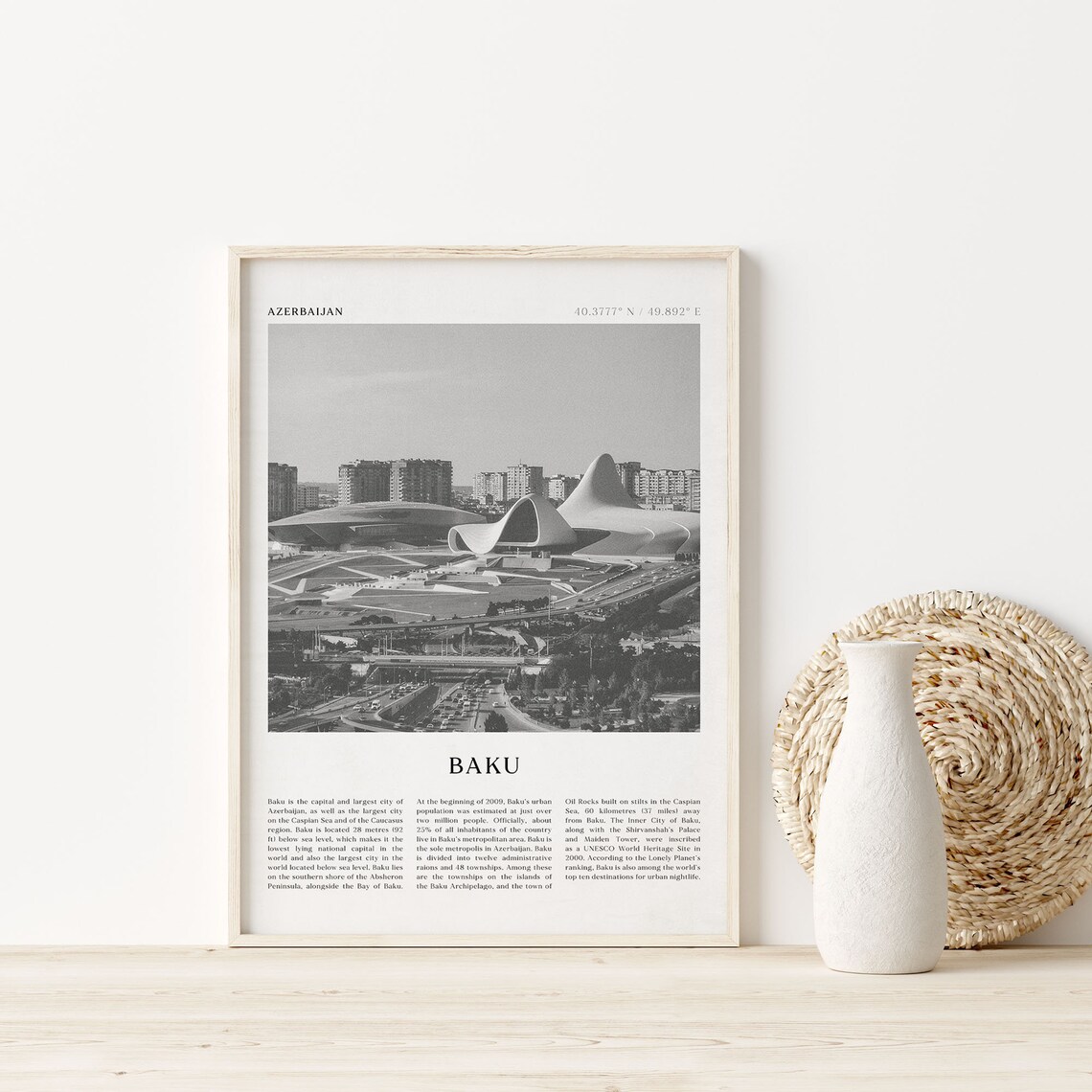 Baku Art Print Baku Poster Baku Photo Baku Wall Art | Etsy