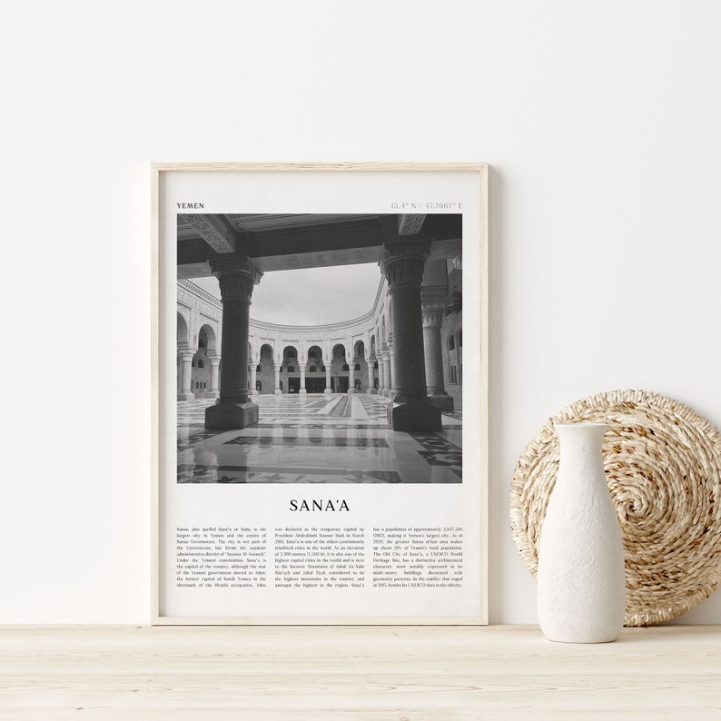 Sana'a Art Print Sana'a Poster Sana'a Photo - Etsy