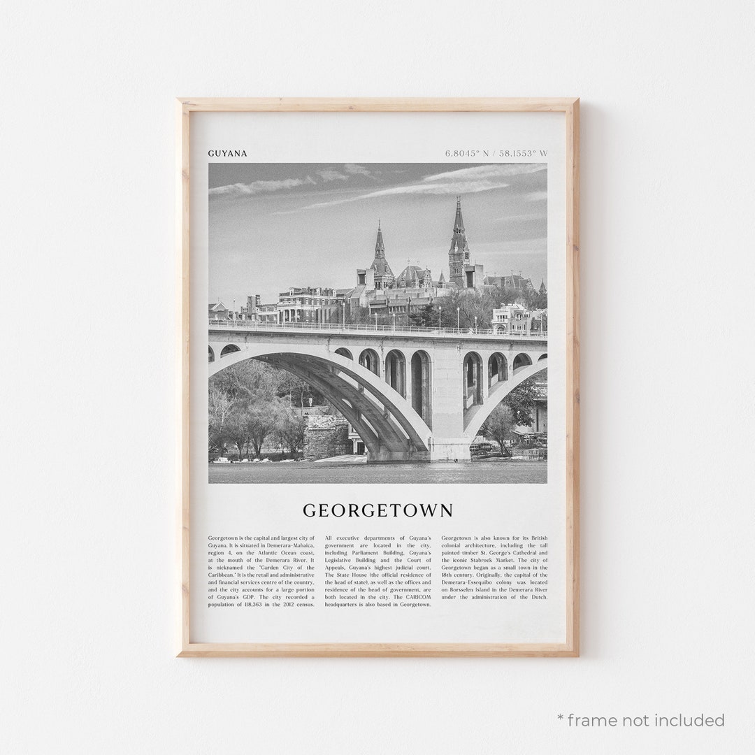 Georgetown Art Print, Georgetown Poster, Georgetown Photo, Georgetown ...
