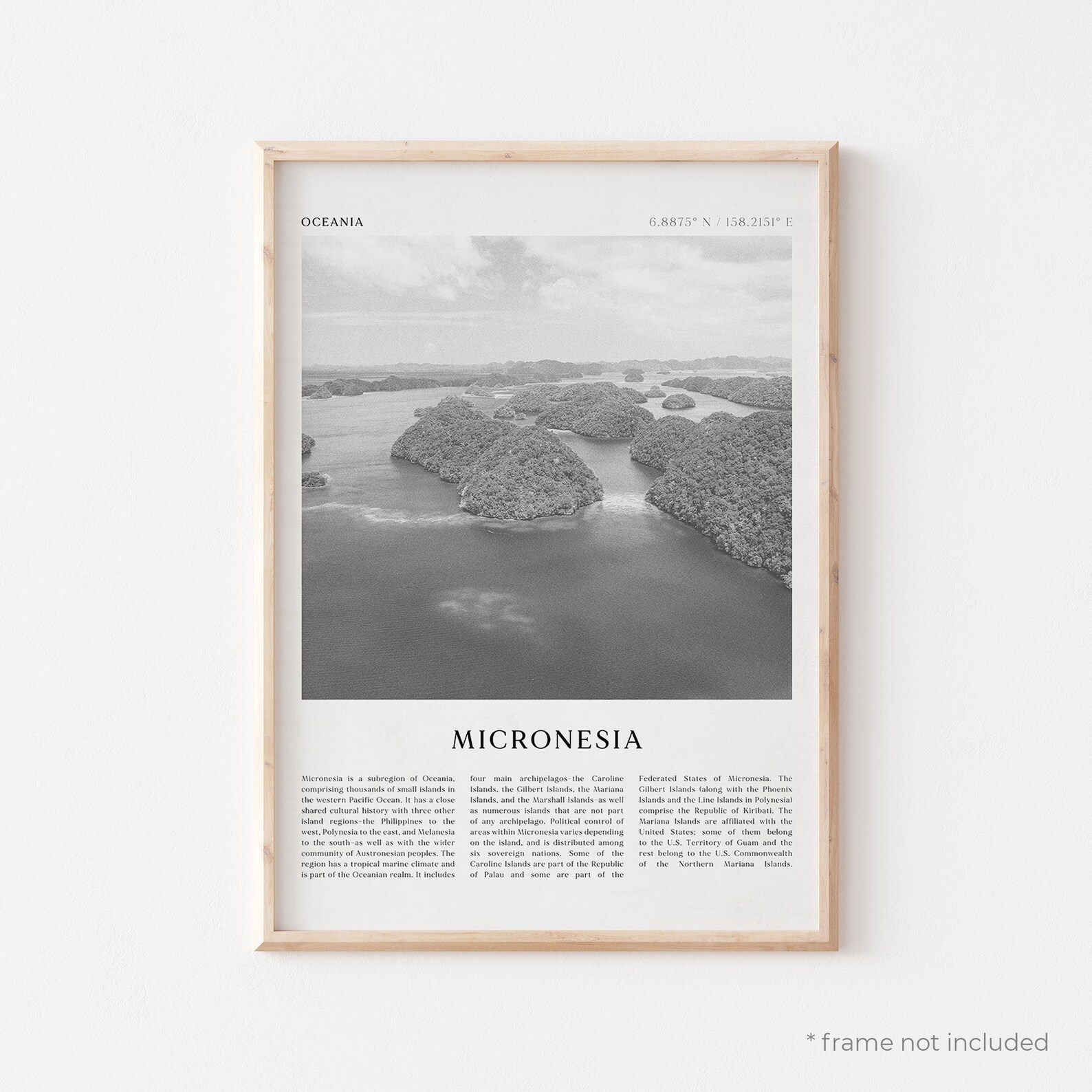 Micronesia Art Print Micronesia Poster Micronesia Photo | Etsy