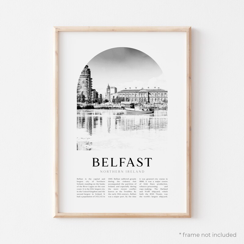 Belfast Poster - Etsy UK