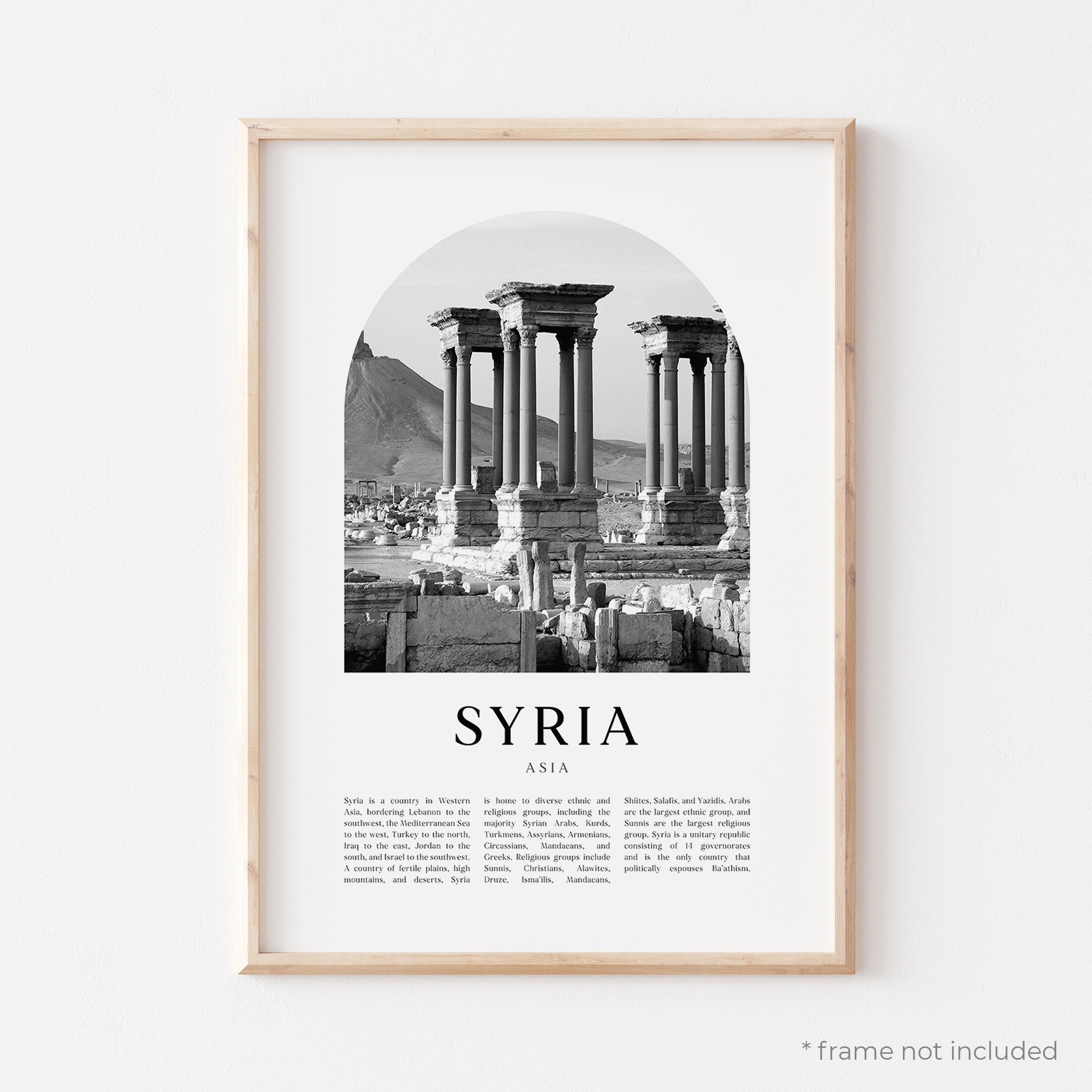 Syria Art Print Syria Poster Syria Photo Syria Wall Art - Etsy UK