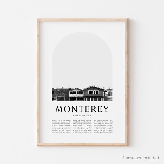 Monterey Art Print Monterey Poster Monterey Photo Monterey - Etsy
